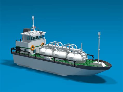 Lego Moc Cargo Ship Lpg Tanker By Psiborgvip Rebrickable Build