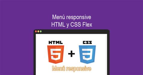 Menú Responsive Html Y Css Flex Baulphp
