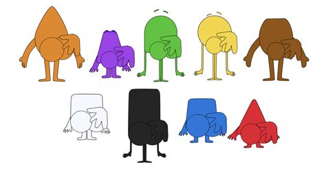 9 Colour Blocks Are Smacking Their Butts By Matsuura2022 On Deviantart