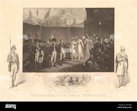 3rd Anglo Mysore War Tipu Sultans 2 Sons Surrender To Cornwallis