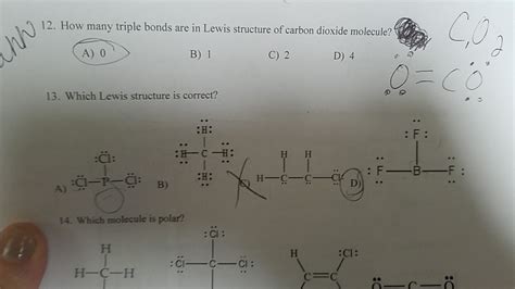 Solved 12 How Many Triple Bonds Are In Lewis Structure Of