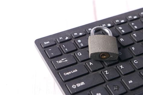 Premium Photo Internet Safety Concept With Padlocked On Computer Keyboard