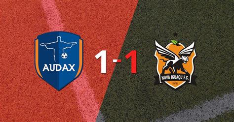 Nova Iguaçu Logró Sacar El Empate A 1 Gol En Casa De Audax Rj Infobae