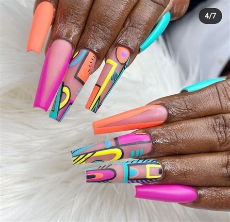 Crazy Nails Funky Nails Dope Nails Trendy Nails Funky Nail Designs