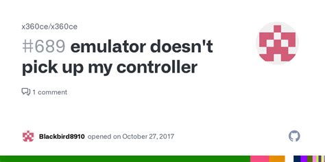 Emulator Doesnt Pick Up My Controller · Issue 689 · X360cex360ce