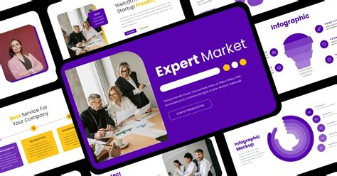 Эксперт — презентация стартапа Powerpoint Шаблоны презентаций Включая компания и социальное