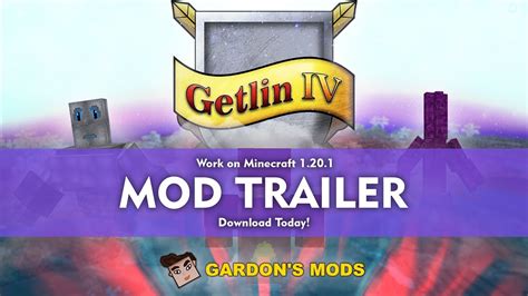 Minecraft Mods Getlin Iv Mod Trailer Youtube
