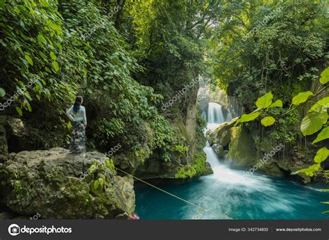 Forest River Stones Landscape Beautiful Panoramic View River Bridge God