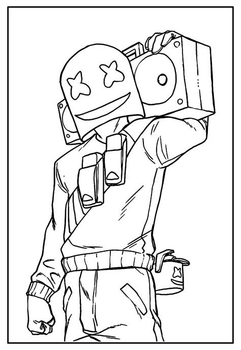 Desenhos De Fortnite Para Imprimir E Colorir Pinte Online
