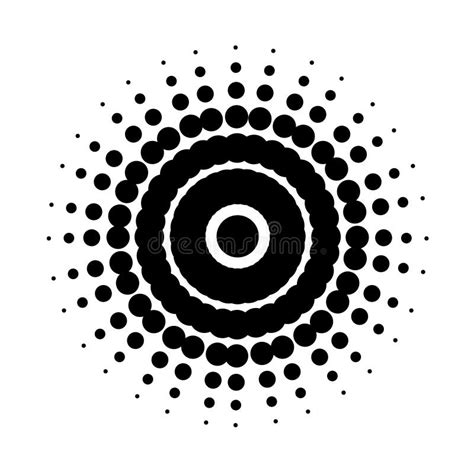 Creative Circle Figure Stock Illustration Illustration Of Black 95015350