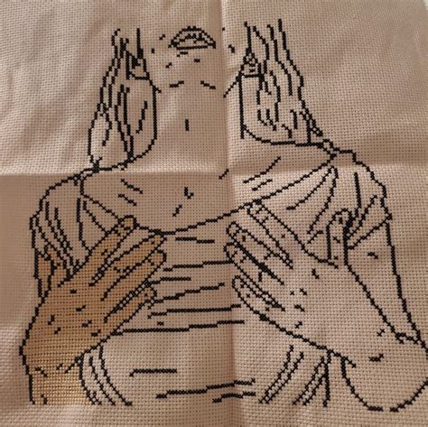Wip Self Drafted Pt 2 Rcrossstitch