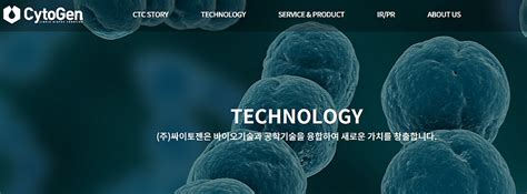 바이오관련주 싸이토젠 주가 및 기술 분석 암진단 액체생검 전문기업