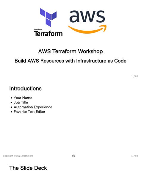 introduction to terraform oss on aws 1 pdf cloud computing