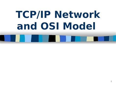 Pptx Tcpip Network And Osi Model Dokumentips