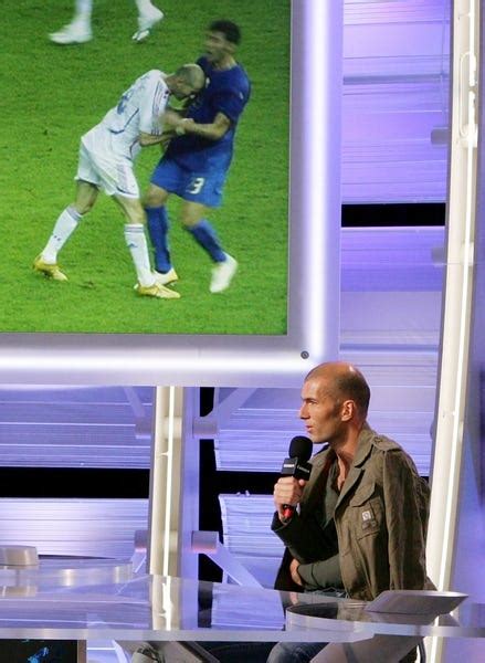 Marco Materazzi Headbutt Qatar Unveils Zinedine Zidane Head Butt