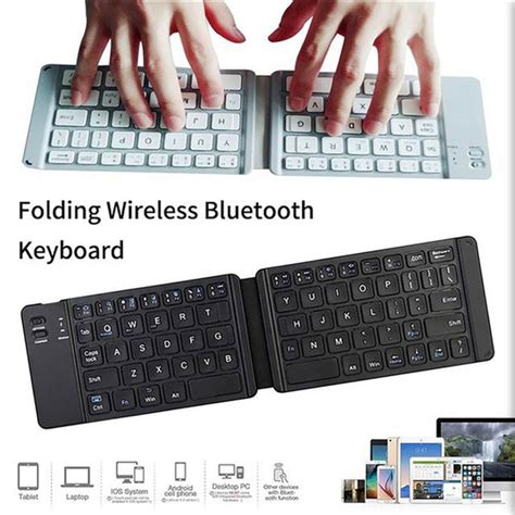 Foldable Wireless Bluetooth Keyboard Style Phase Home