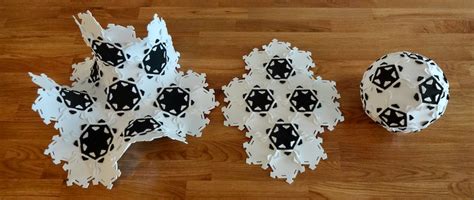 Football Tiling Models Of The Hyperbolic Plane Euclidean Plane And