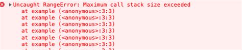 Javascript 中 RangeError: Maximum call stack size exceeded 错误_迹忆客