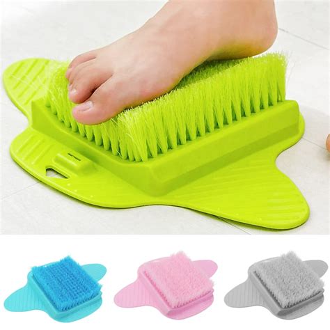 Hot Foot Cleaner Scrub Sucker Silicone Brush Exfoliating Feet Scrubber