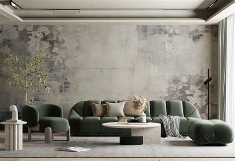 جدیدترین طرح های کاغذ دیواری پتینه پوستر سه بعدی پتینه