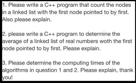 Solved Please Write A C Program That Count The Nodes In Chegg