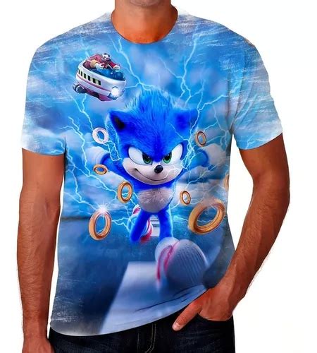 Camiseta Camisa Sonic Jogo Personagens Todos Os Tamanhos 20 Mercadolivre