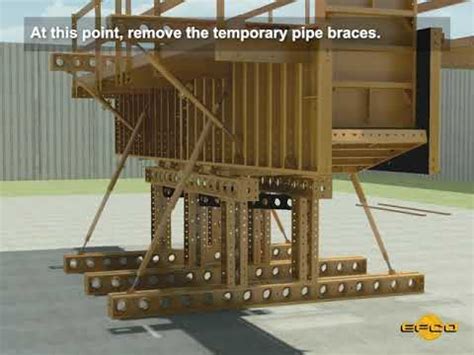 Forming Bridges With Efco Assembling A Cap Form With Efco Plate Girder