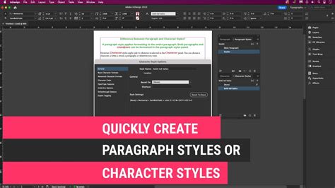 Time Saving Tips For Indesign Paragraph And Character Styles Revealed
