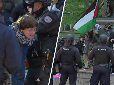 Police Arrest More Than 30 Pro Palestinian Protesters Disband
