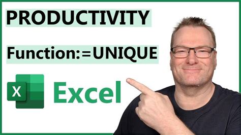 Unique Excel Function Explained Step By Step Tutorial John Njenga