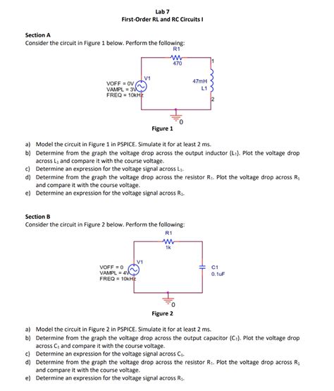 Lab 7 First Order Rl And Rc Circuits Section A