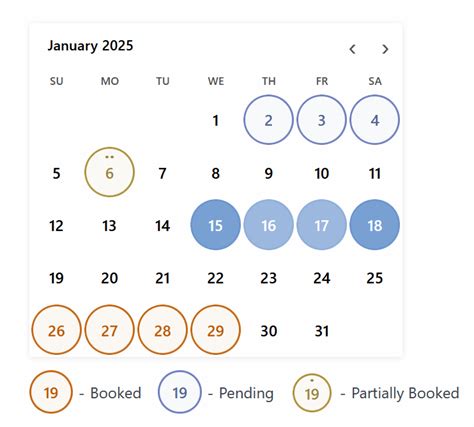 Whats New In Booking Calendar Update 105 Wp Booking Calendar The