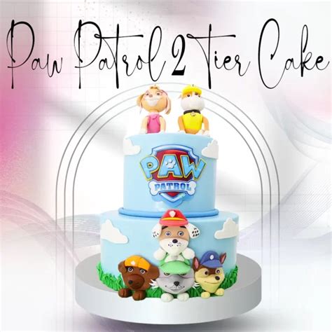 Paw Patrol 2 Tier Cake Matilda Cake