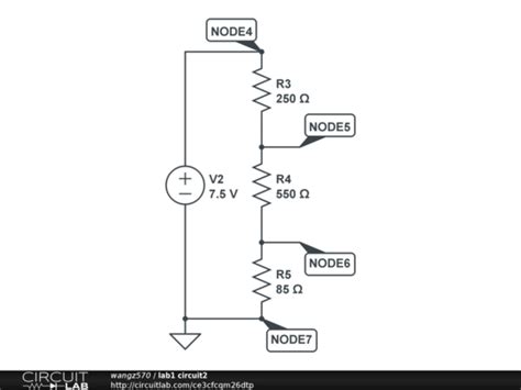 Lab Circuit CircuitLab