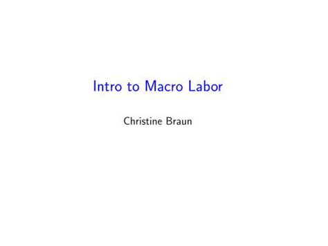 Pdf Intro To Macro Labor Github Pages Dokumen Tips