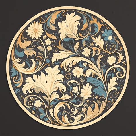Classical Patterns With Refined Details Premium Ai Generated Vector