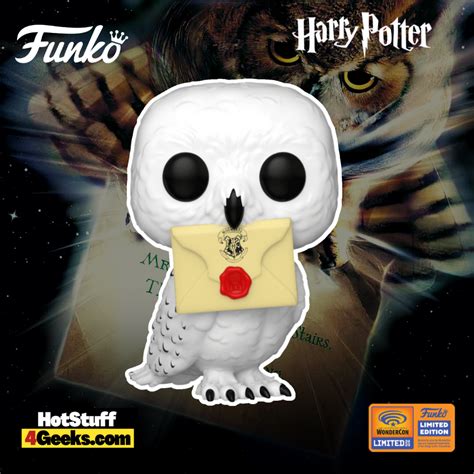 Wondercon 2023 Harry Potter Hedwig With Letter Funko Pop