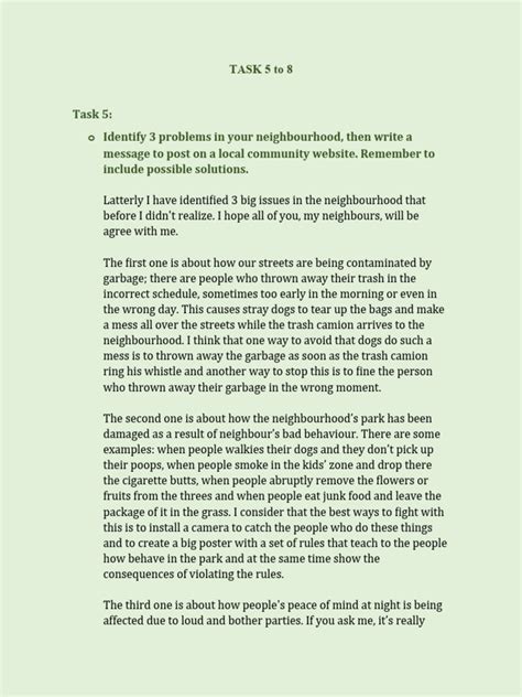 task 5 to 8 pdf