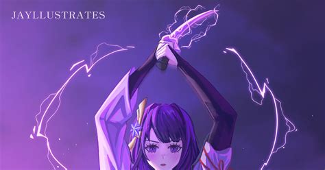 Fanart Raiden Ei Jayllustratesのイラスト Pixiv