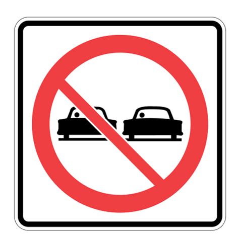 Rshi Rb31 Do Not Pass Sign Workzone Safety
