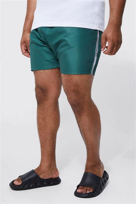 Mens Plus Limited Edition Swim Shorts Boohoo Uk
