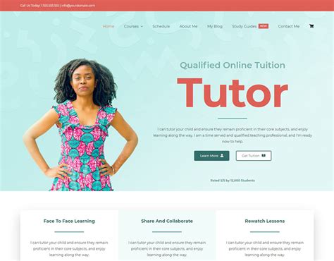 Online Tutor Website Design On Behance