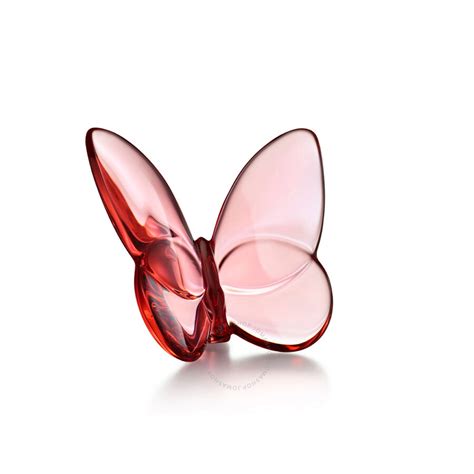 Baccarat Crystal Lucky Butterfly Blush Pink 2814724 736415279709