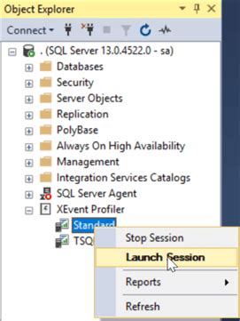 View SQL Server Extended Events Data