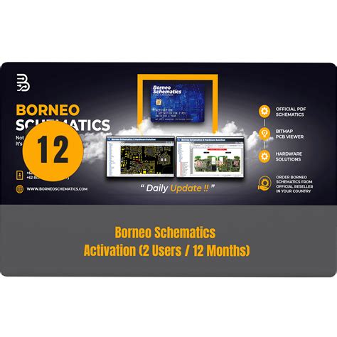 Borneo Schematics Activation 2 Users 12 Months Gsm Tech