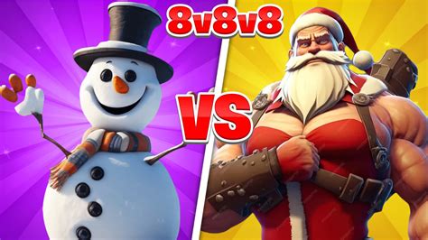 🎅 Santa Vs Snowman ☃️ Christmas Ffa 🎄 3216 1893 7786 By Szil Fortnite