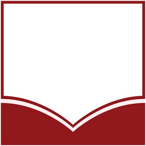 Free twibbon marco rojo y blanco forma básica 11841426 PNG with