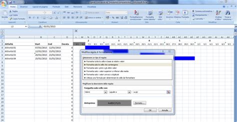 Cronoprogramma Lavori Excel Gratis