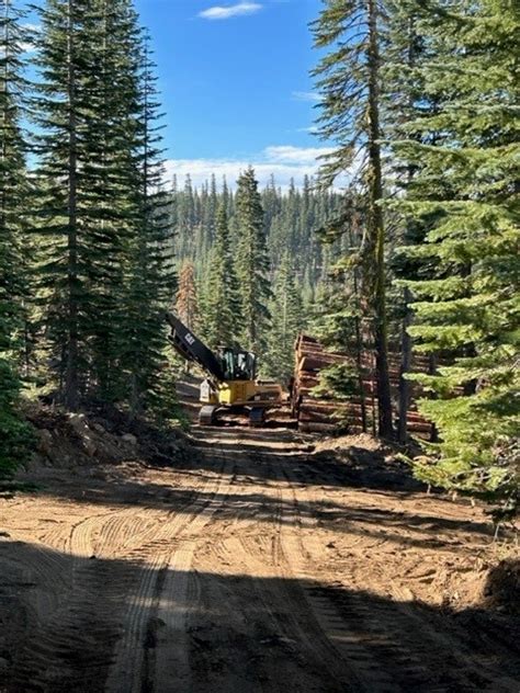A View Of The Logging Deck Volcano Creek Logging Inc
