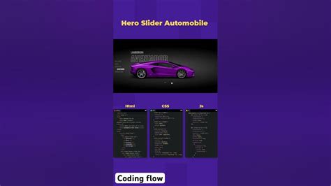 Slider Automobiles Coding Flow Aicoding Coding Youtube